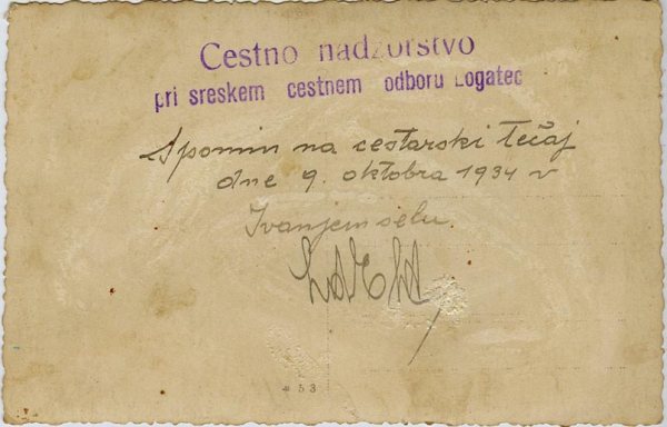 1934 Ivanje selo – Cestarji | Stare slike