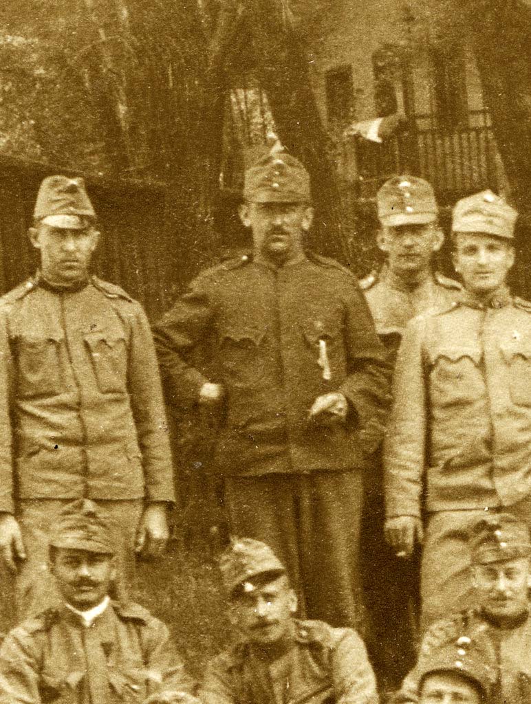 1915 Dunaj – Valentin Perko v rezervni bolnišnici | Stare slike