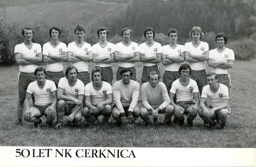 1976 Cerknica – 50 let nogometnega kluba | Stare slike